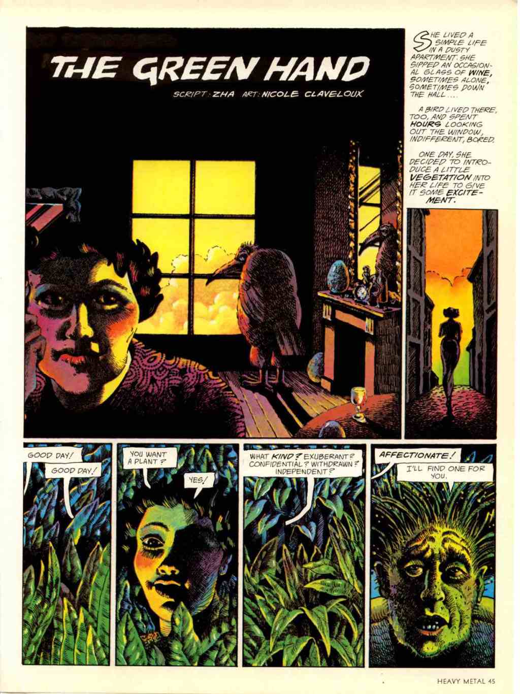 Look Here, Read: “The Green Hand” (part 1 of 5), by Claveloux and Zha ...